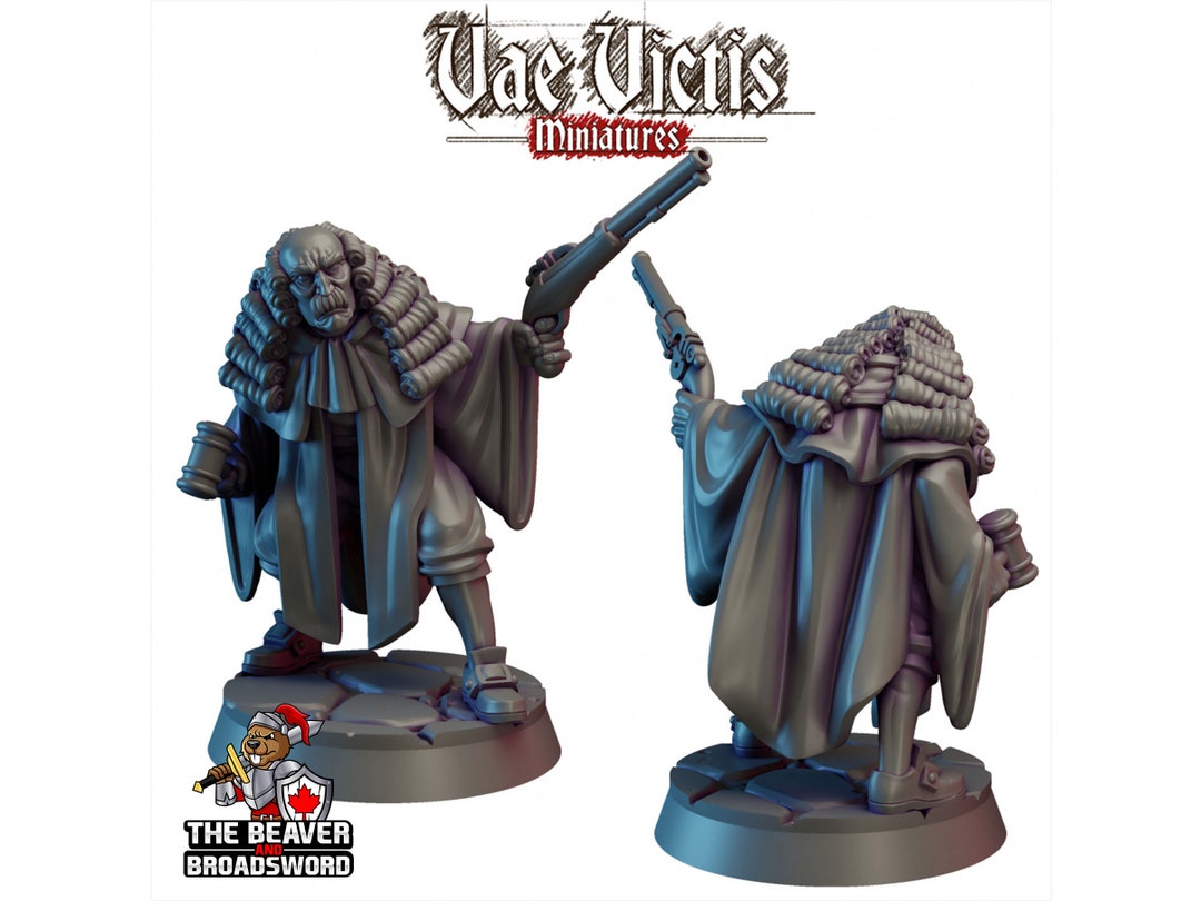 Rogue Judge Mini - Vae Victis | Dnd | Pathfinder, Human, Noble ...