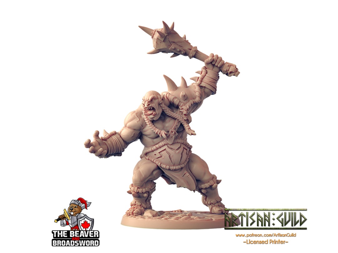 Ogre Marauder With Club 2- Artisan Guild | Dnd | Fighter | Barbarian ...