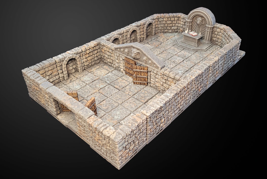 MAGNETIC Dungeon Tiles Encounter - the Altar | Painted Tabletop Terrain ...