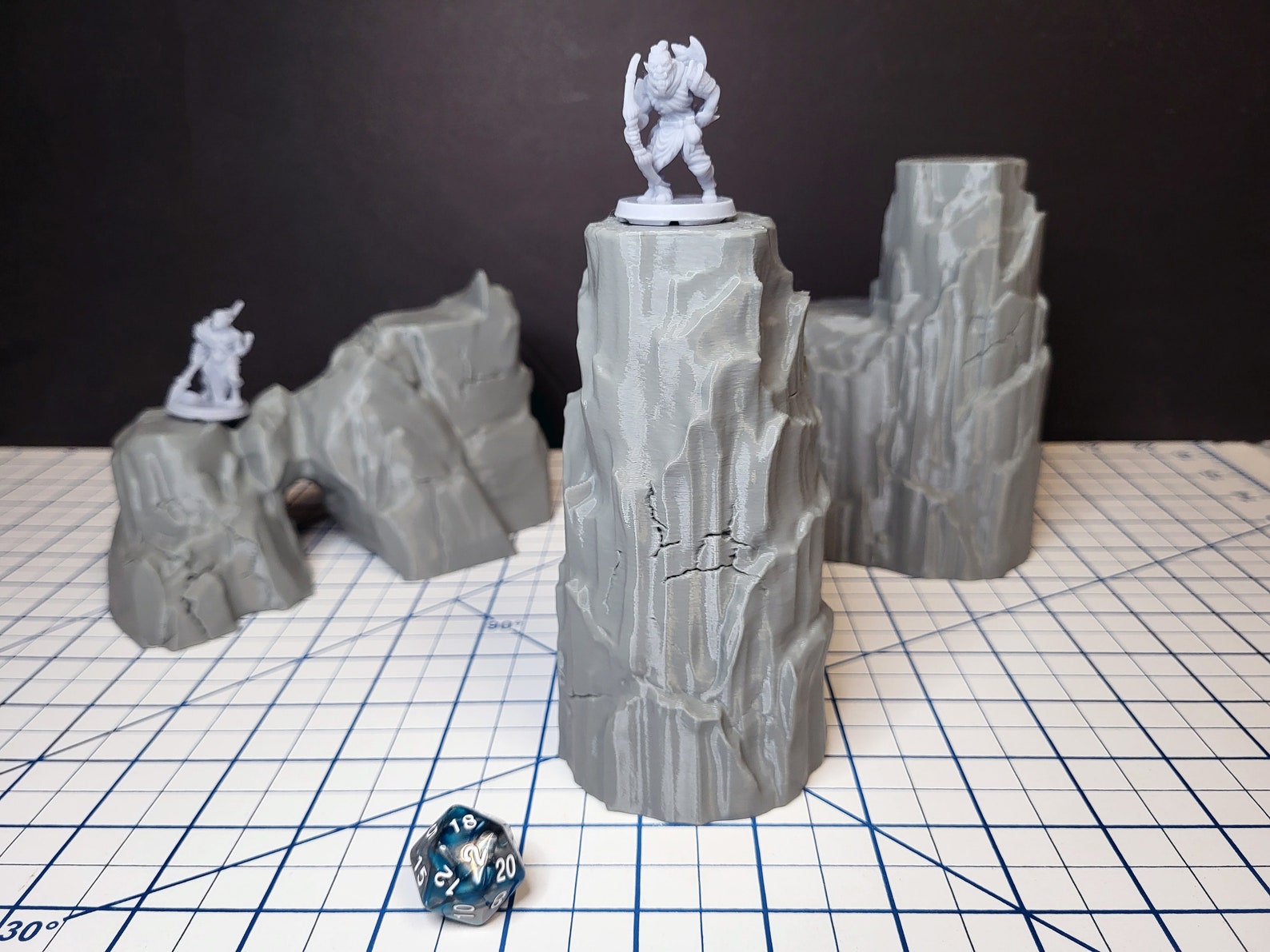 Large Rock Terrain Set 1 Scatter Scenery by EC3D, for Ttrpgs and ...
