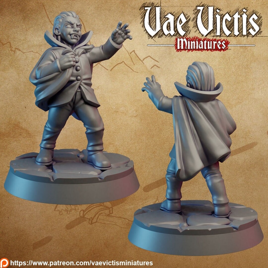 Vampire Costume Kid - Vae Victis Miniature | Dnd | Child | Monster ...