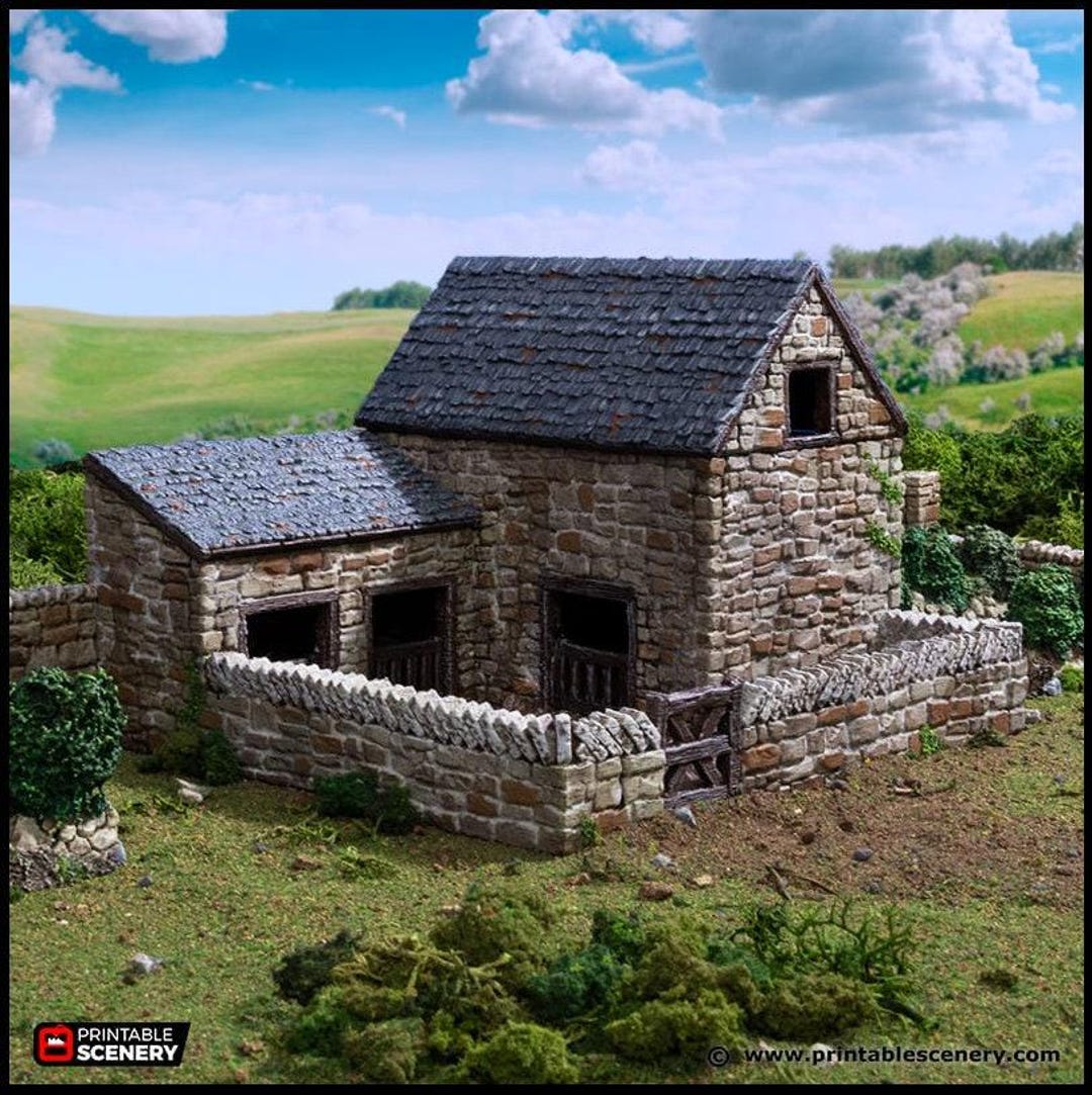 Farm Pig Pen - King and Country, Dnd Medieval Building, Village, Town ...
