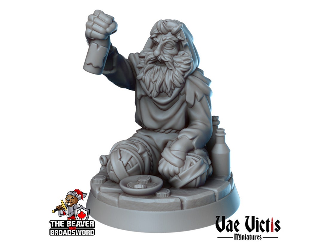 Legless Beggar Dnd Mini Vae Victis Townsfolk Poor Villager NPC Drunk ...