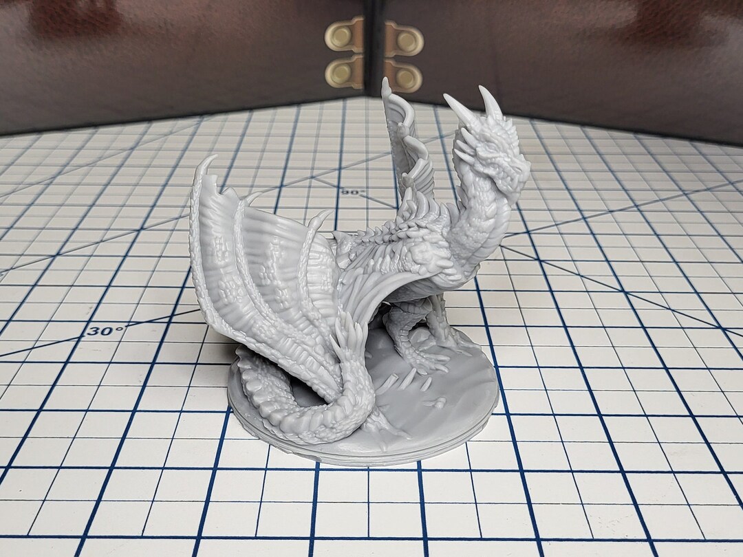 Wyvern Mini - DND Mini, EC3D Scorching Sands, Desert Miniatures ...