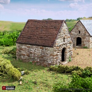 Small Rustic Barns King and Country, Dnd, Pathfinder, 15mm, 28mm, 32mm ...