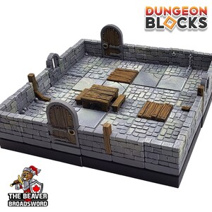 Dungeon Blocks 40pc Starter Room - Dungeon Theme - No Clips or Magnets ...