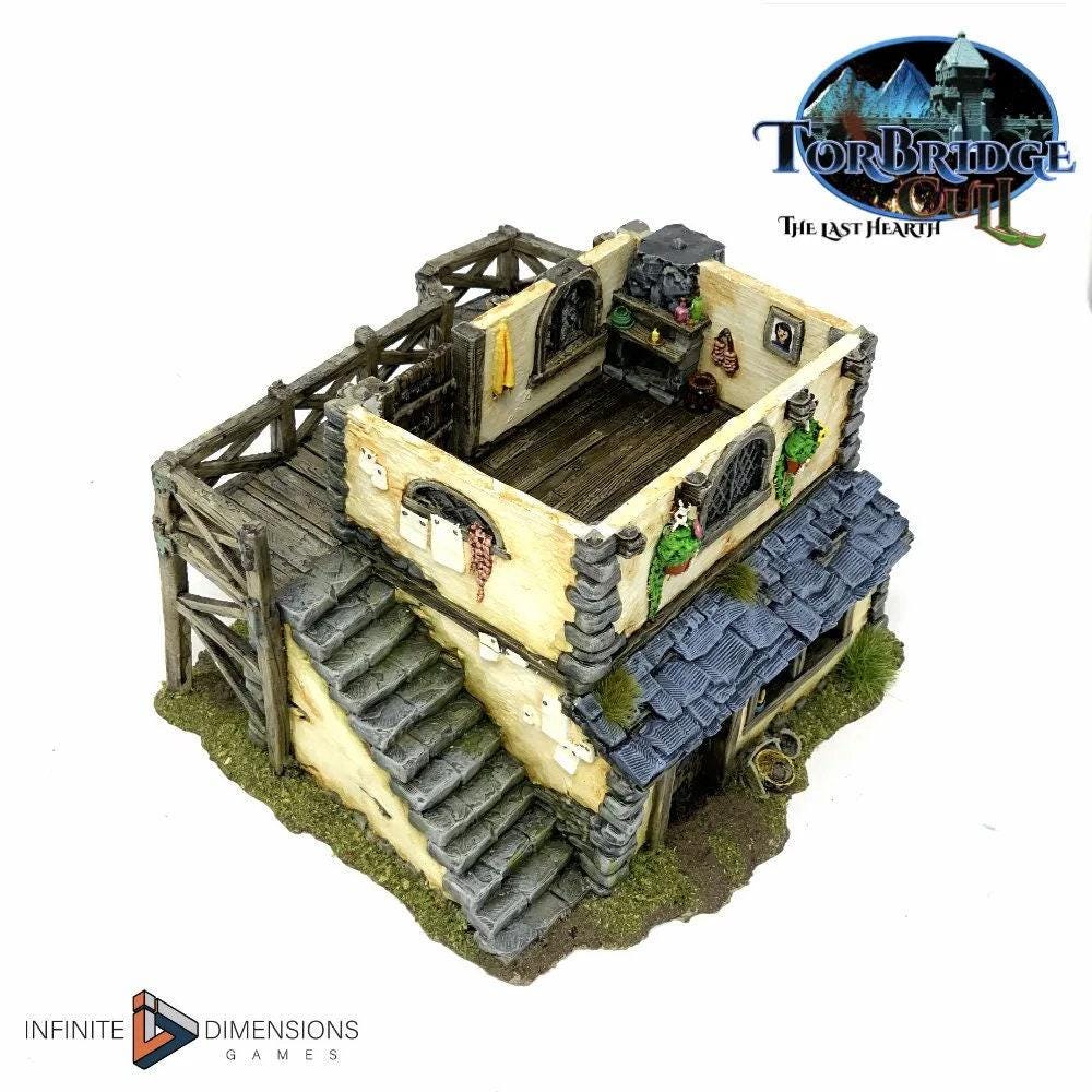 Grumbles Cottage Model Building Set - Dnd, Wargaming, Model Train ...