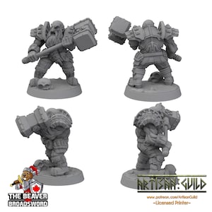 Two Handed Hammer Dwarven Defender - Artisan Guild | Dnd | Fighter ...