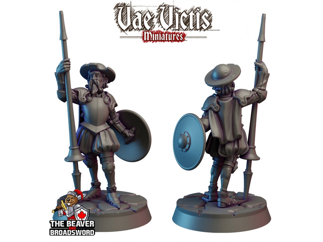 Windmill Hunter Dnd Mini - Vae Victis | Fighter | Paladin | Human ...