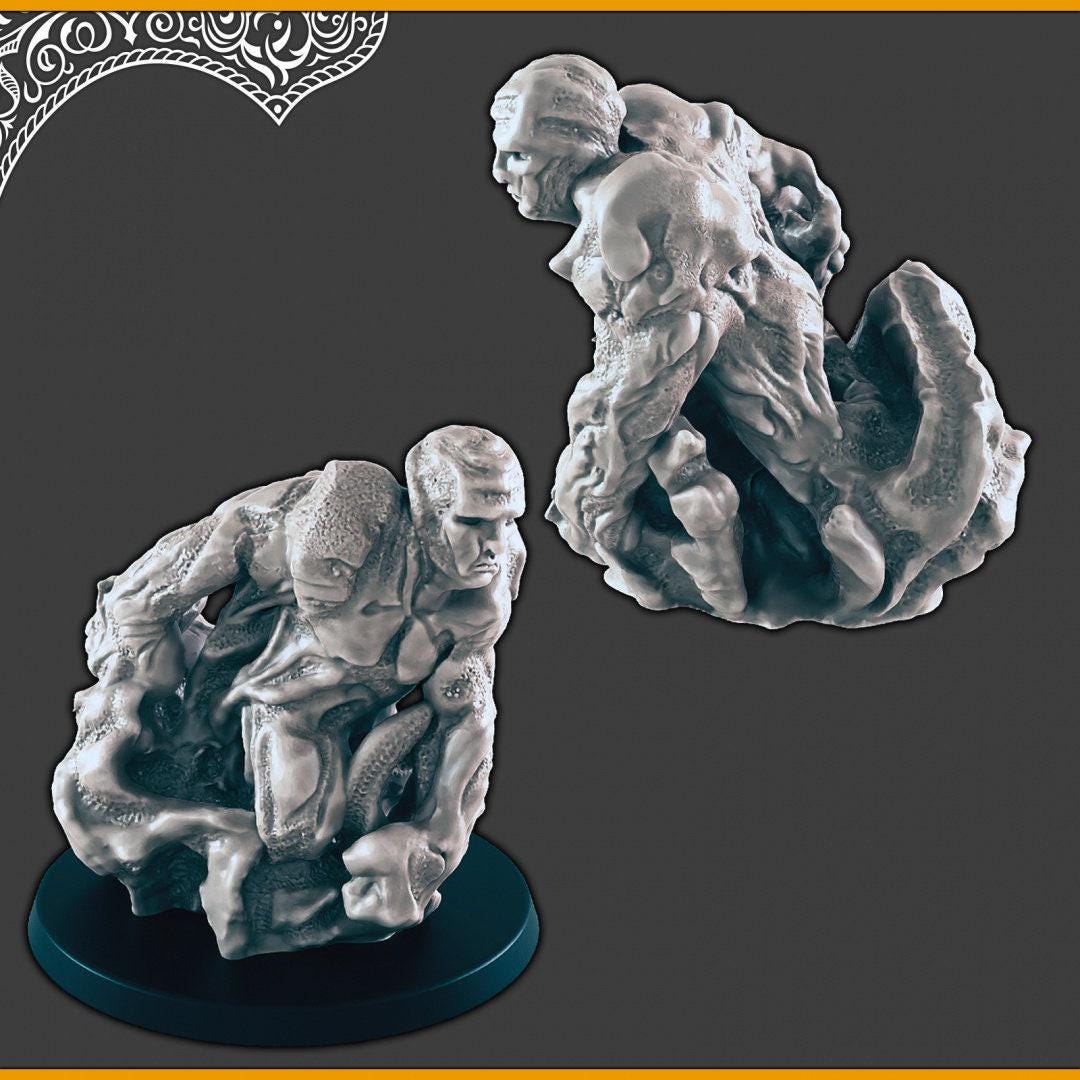 Sand Golem - DND Mini, EC3D Scorching Sands, Desert Miniatures ...