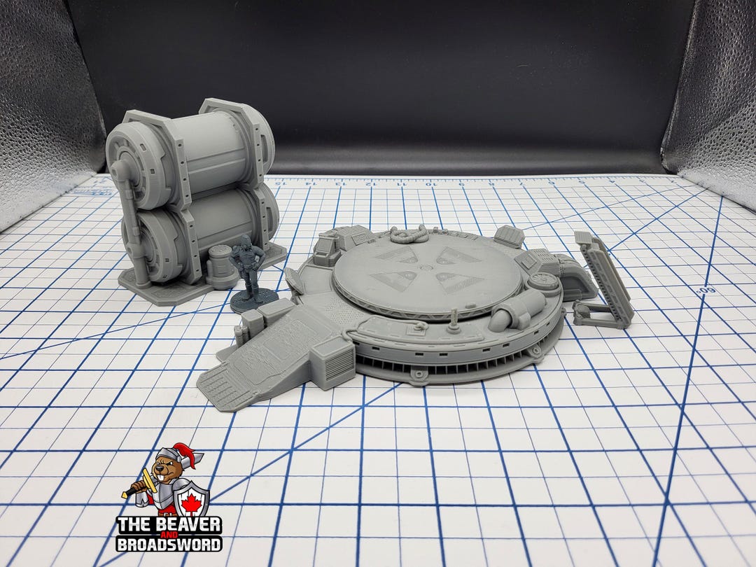 Scifi Landing Pad Set - EC3D , Infinity, Legion, Cyberpunk, Starfinder ...