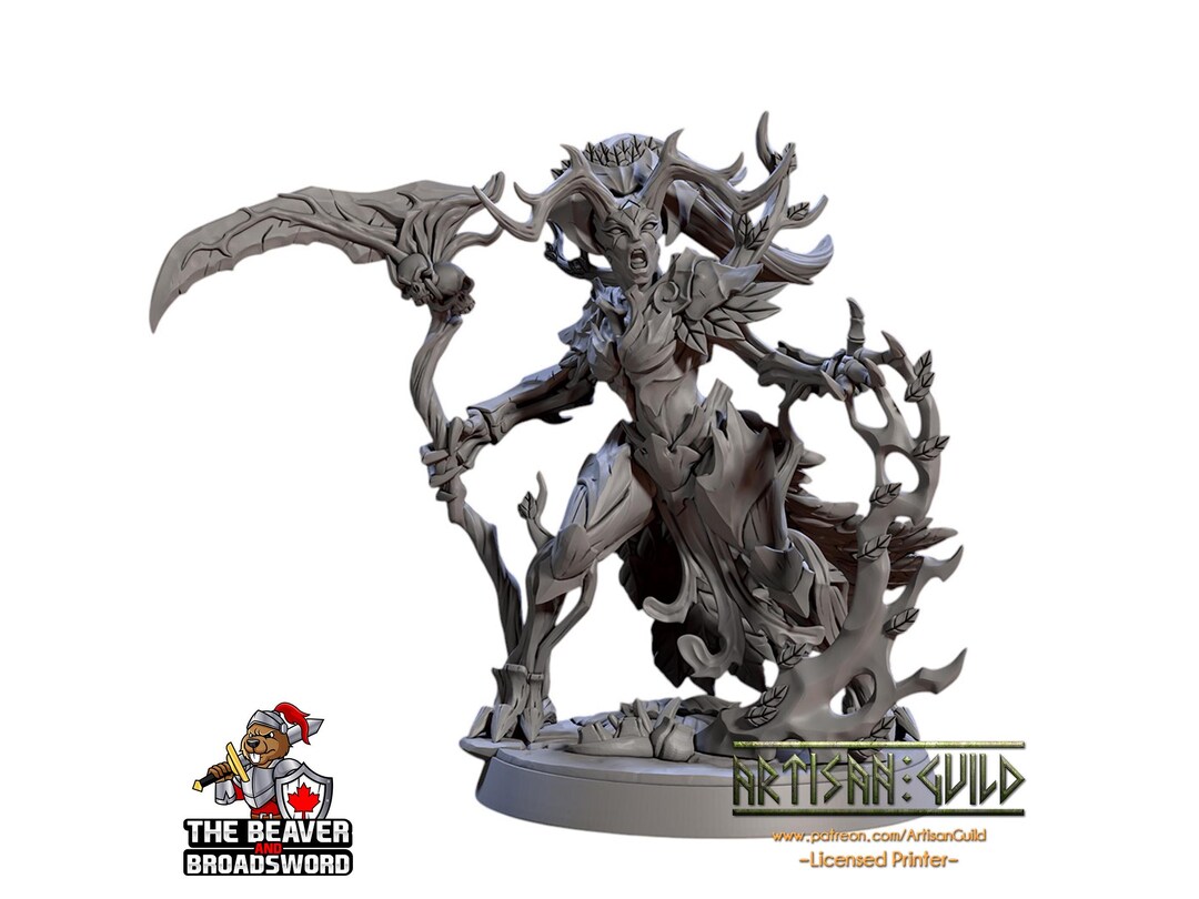 Spriggan Enchantress Dnd Mini, Fey, Monster, Fairy, Dryad, Elven High ...