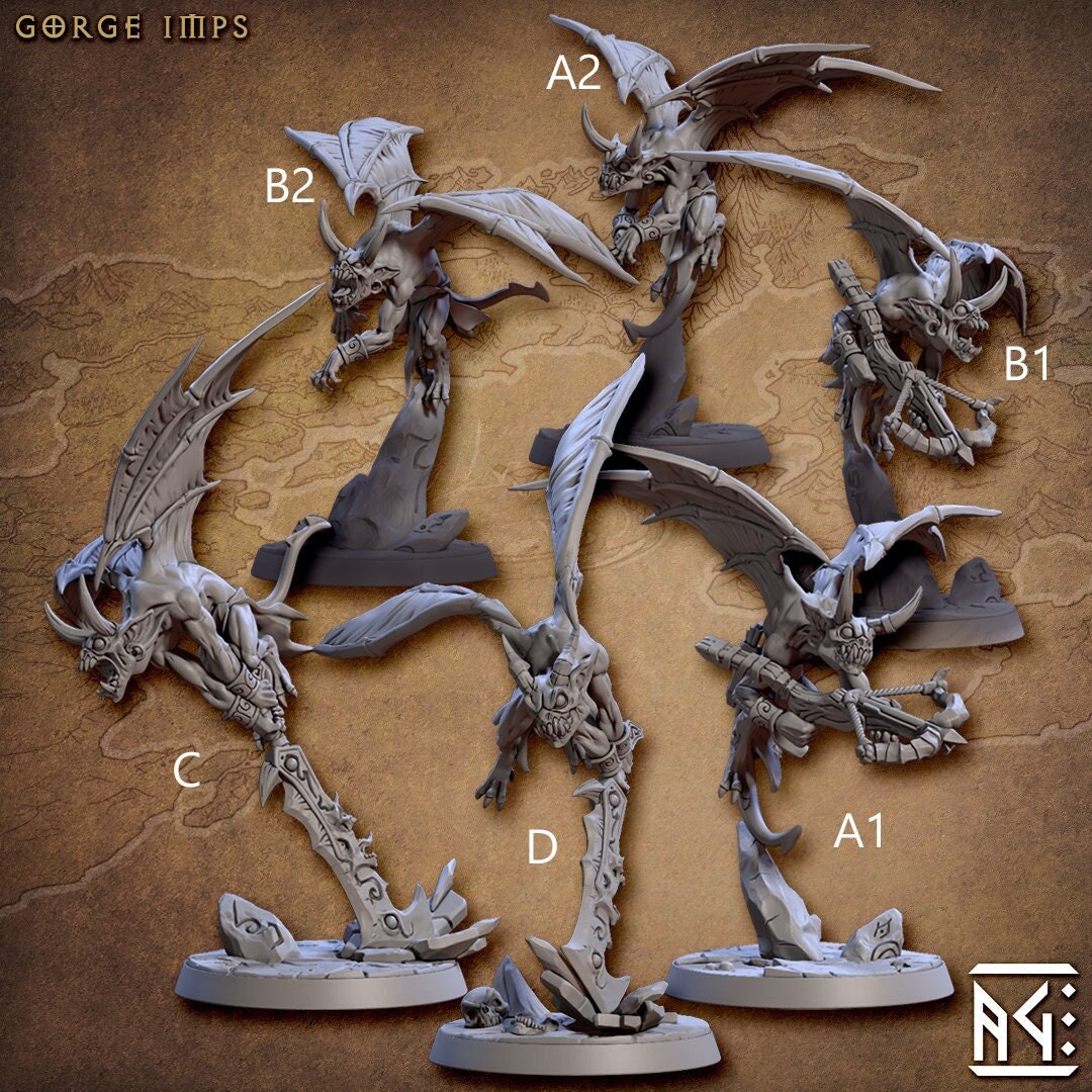 Gorge Imps - Artisan Guild Demon King Spawn | Monster | Fantasy, Dnd ...