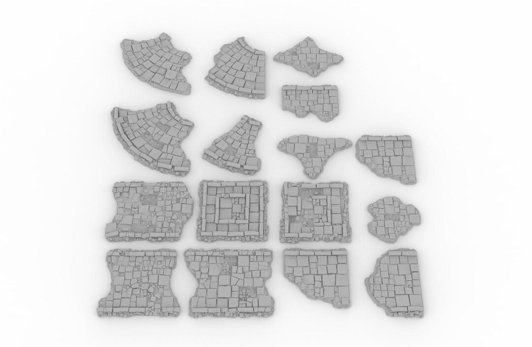 Broken Flagstone Streets - Roads of Ruin Shadowfey, Dnd, Pathfinder ...
