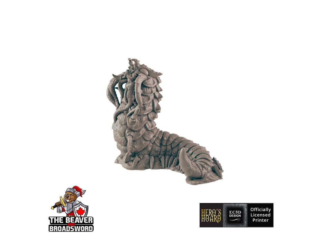 Carrion Crawler | Dnd Miniature, Premium Resin, Durable and Tough for ...
