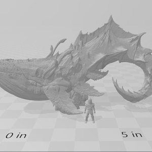 Queens Leviathan - Dnd and Wargaming Miniature - Blue Whale, Animal ...
