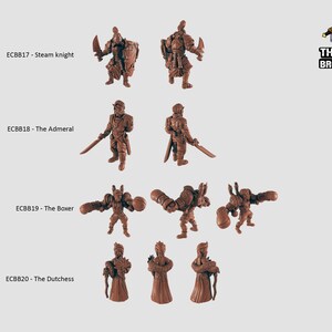 The Clockwork Adventures 23 Mini Set - Ec3d | Dnd | Steampunk ...