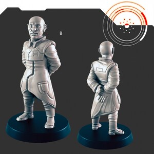 Sci-fi Human Scientists/npcs Mini Set - EC3D | Legion | Cyberpunk ...