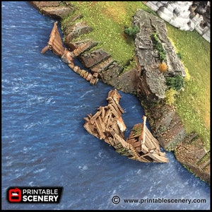 The Wreck - the Lost Ships, Dnd 5E, Pathfinder 2E 15mm, 28mm, 32mm ...