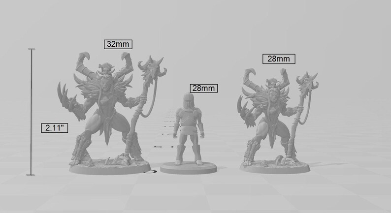 Female Orc Druid Dnd Mini - Artisan Guild | Barbarian | Shaman ...