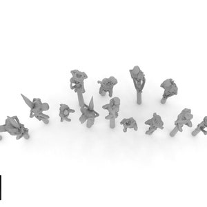 Impaled Skeletons - Shadowfey Ruins, Dnd, Pathfinder, 15mm, 28mm, 32mm ...