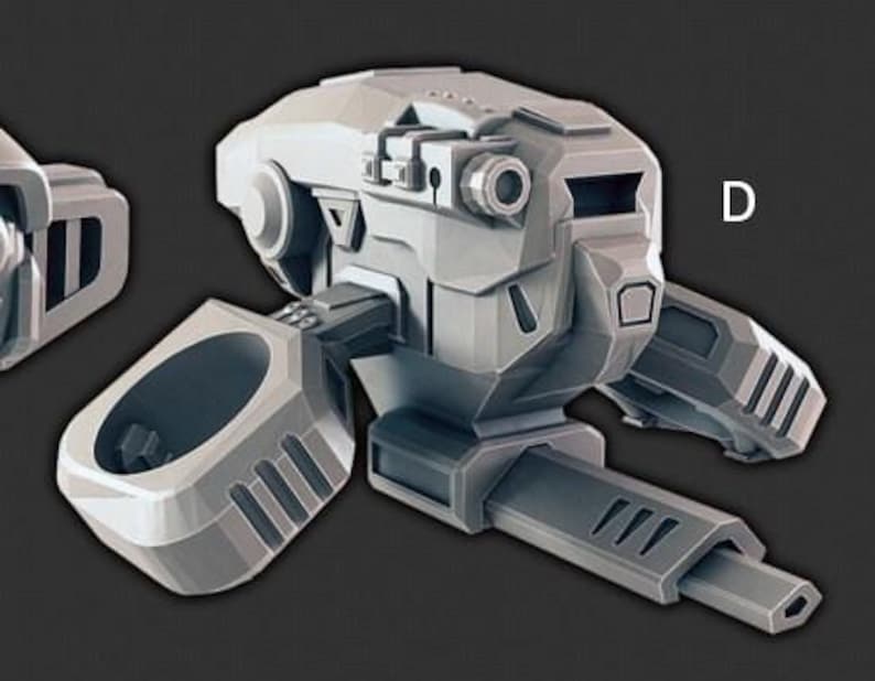 Sci-fi Bots and Drones Mini Set - EC3D | Legion | Cyberpunk ...