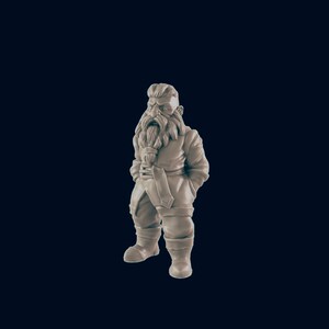 Dwarven Male Commoner EC3D Dnd Dwarf Male Villager Peasant 32mm ...