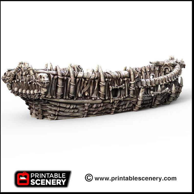 The Undead Sloop the Lost Ships Dnd 5E Pathfinder 2E 15mm - Etsy