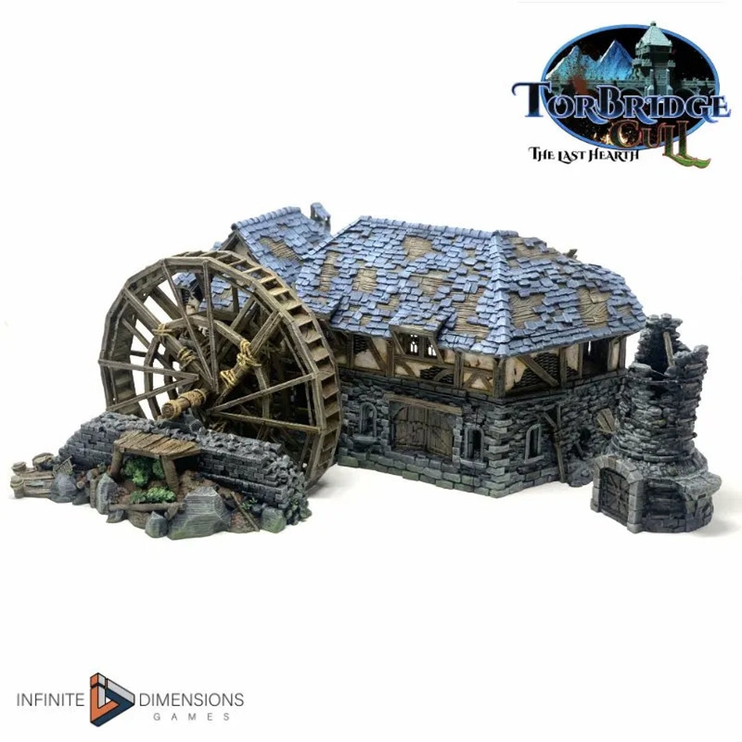 The Lumbermill Model Building Set - Dnd, Wargaming, Model Train ...