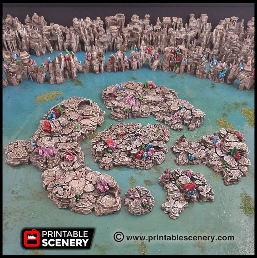 Crystal Grotto Floors the Goblin Grotto, Dnd Building Pathfinder Cave ...