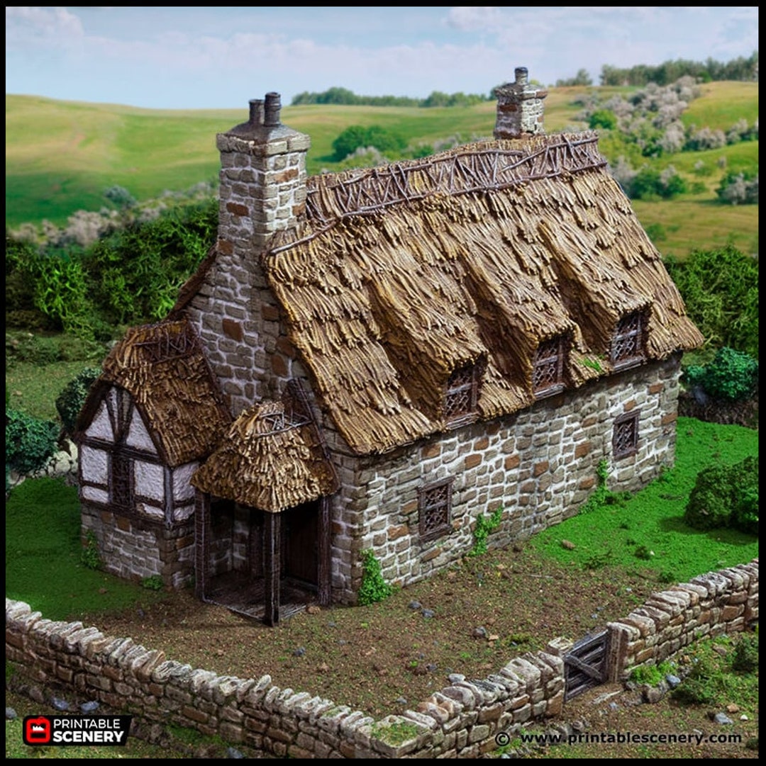 Country Manor - King and Country, Dnd Medieval Building, Village, Town ...