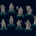 9 Dwarf Villager Miniature Pack EC3D Dnd Child Villager Merchant Noble ...
