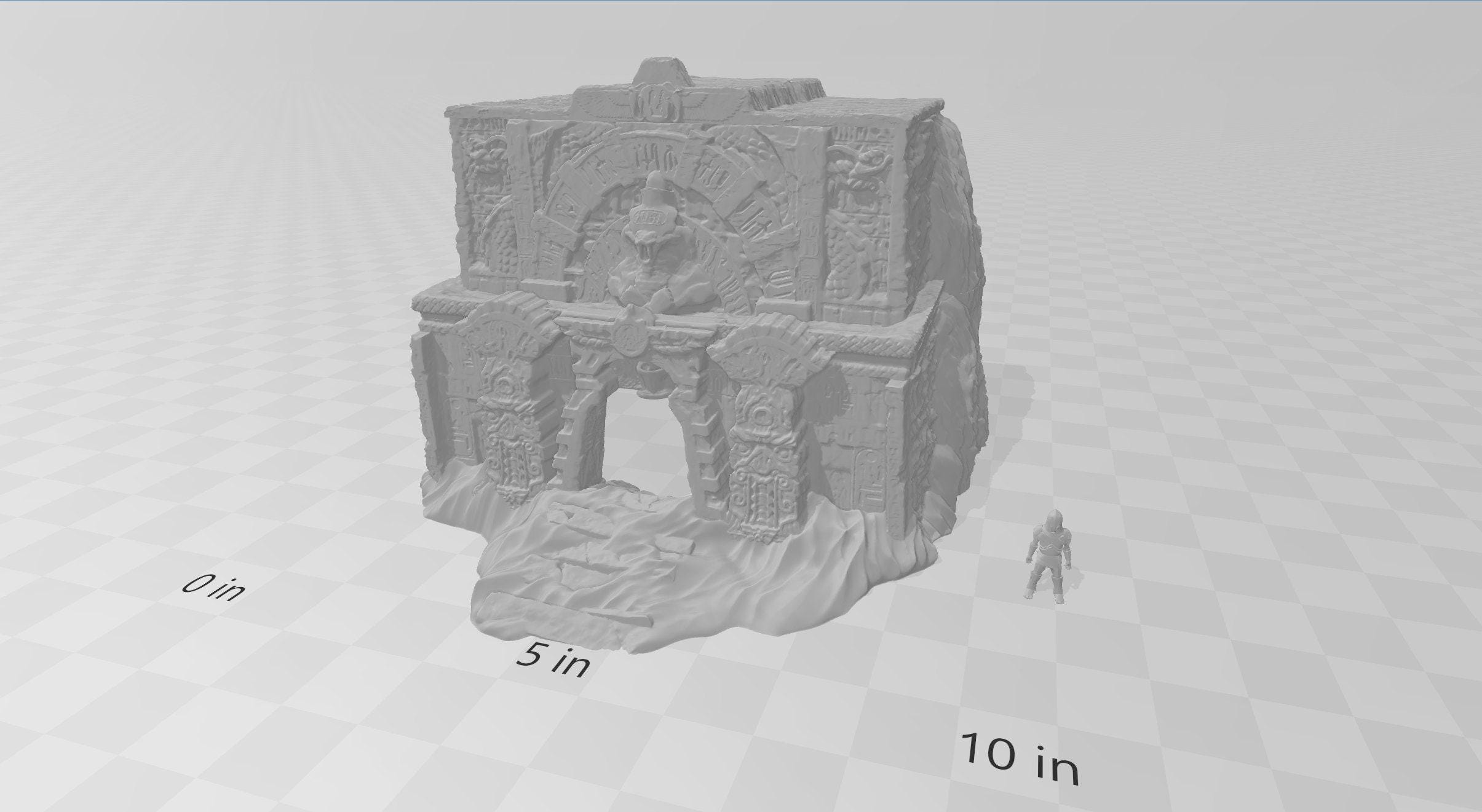 Desert Tomb - DND and Wargaming Terrain, EC3D - Desert Miniatures ...