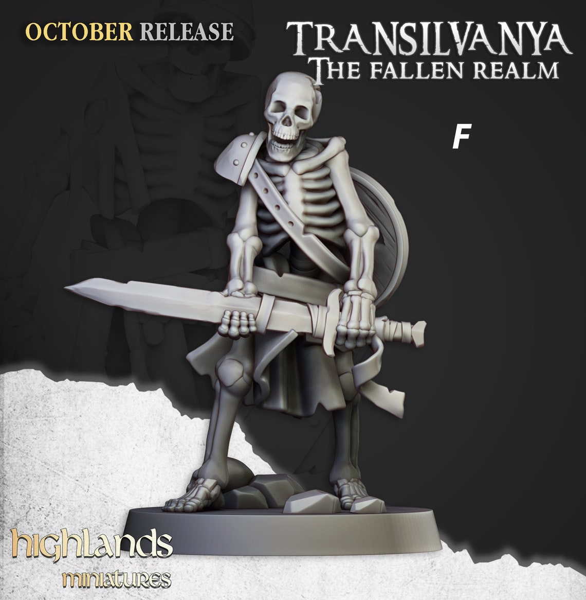 Skeleton Warrior Set Highland Miniature Dnd Undead - Etsy