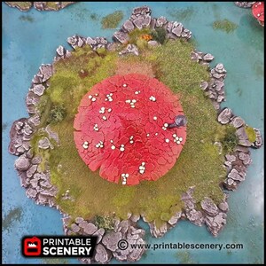 Goblin Mushroom Hovel - Printable Scenery | Dnd | Goblin Grotto | Swamp ...