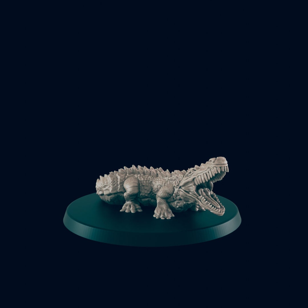 Crocodile - EC3D, Dnd | Animal | Monster| 5E | Large | 32mm ...