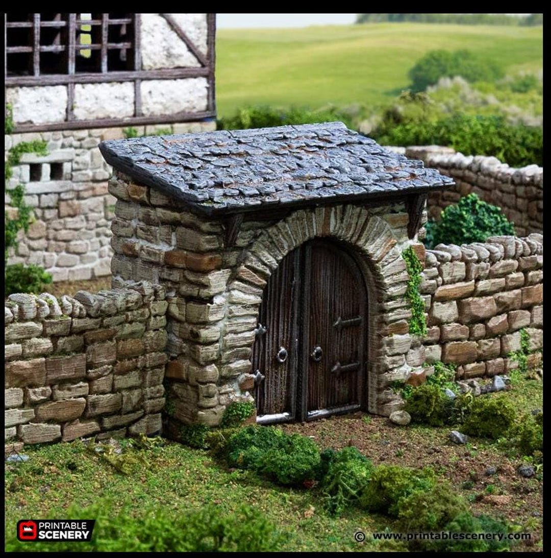 Farm Gate - King and Country, Dnd Medieval Building, Village, Town ...