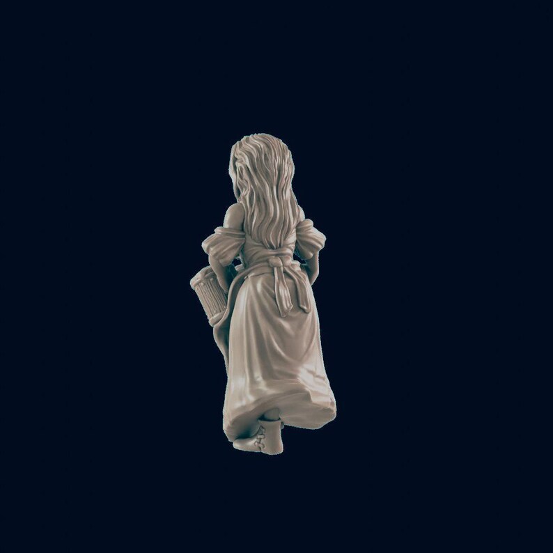 Human Female Barmaid Dnd Mini - EC3D | Dnd | Variant | Villager ...