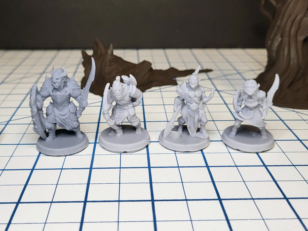 4 Orc Bandit Pack - EC3D | Dnd | Fighter | Bandit | Male | Female ...
