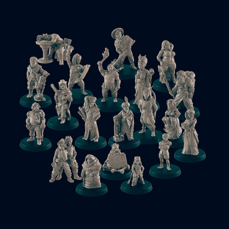 Warlock Noble Miniatures - Etsy