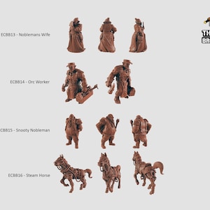 The Clockwork Adventures 23 Mini Set - Ec3d | Dnd | Steampunk ...