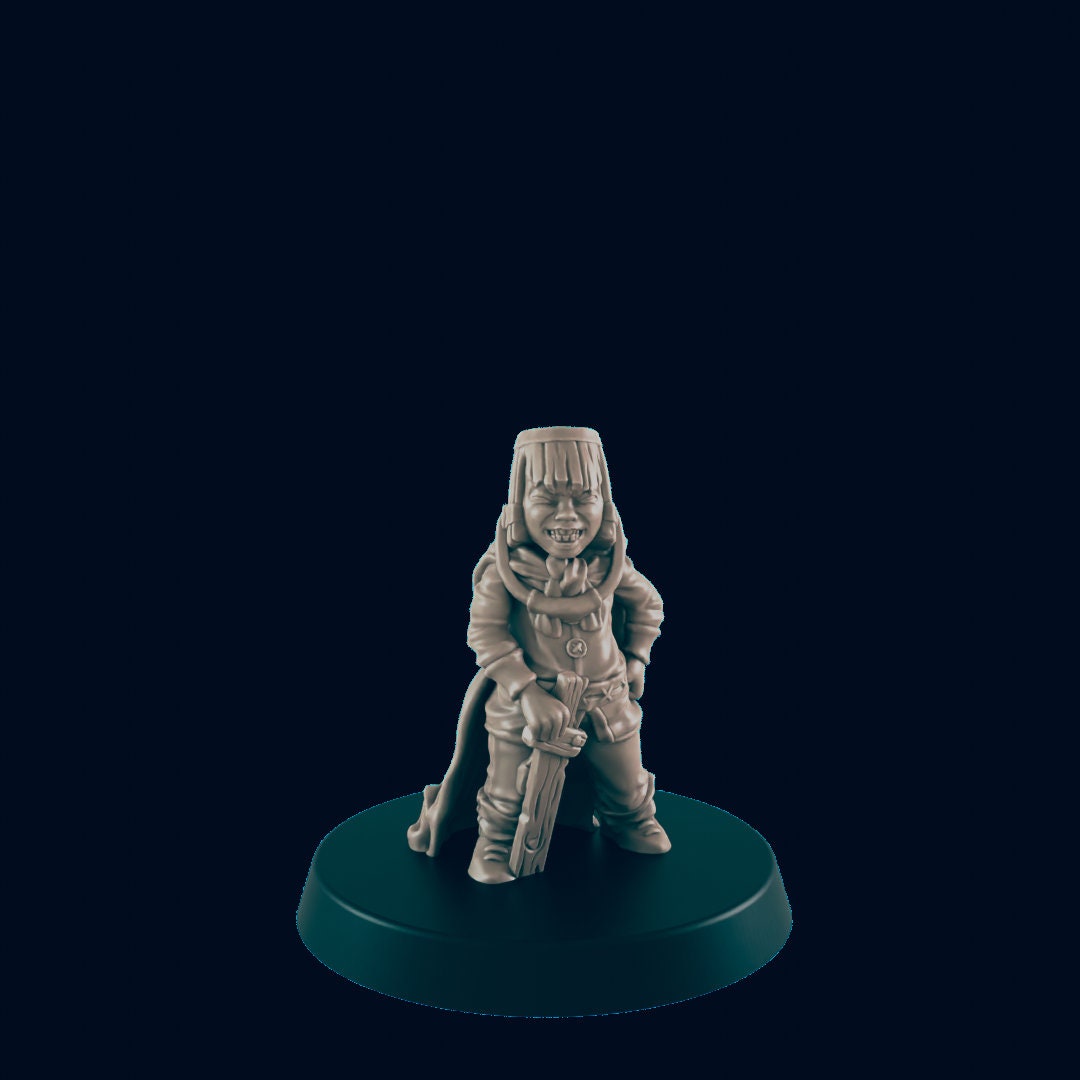 Human Kid Wannabe Hero - EC3D | Dnd | Villager Minis | Fighter | Child ...
