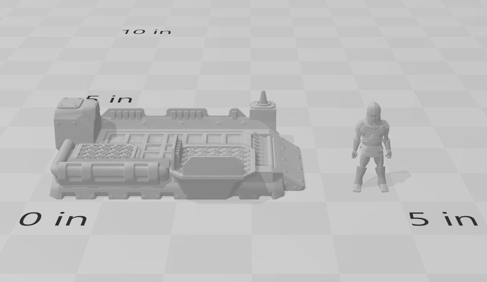 Hover Platform Sci-fi Vehicle Miniature - Scatter Terrain ...