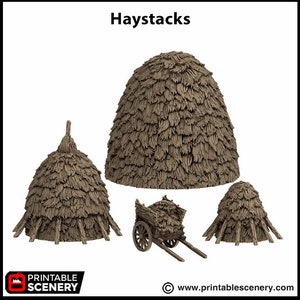 Haystacks - King and Country, Dnd, Pathfinder, 15mm, 28mm, 32mm ...