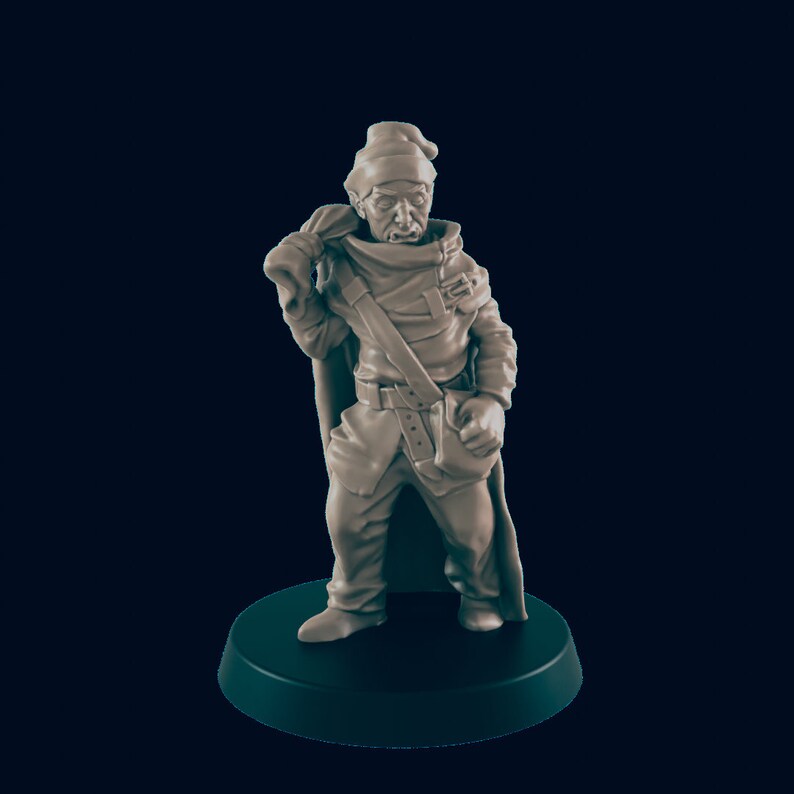 Male Half-orc Traveler EC3D Dnd Male Villager - Etsy