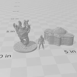 Undead / Mummy Eye Beast - DND Mini, EC3D Scorching Sands, Desert ...