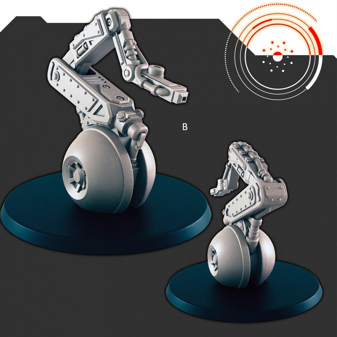 Sci-fi Factory and Repair Bots Mini Set - EC3D | Legion | Cyberpunk ...
