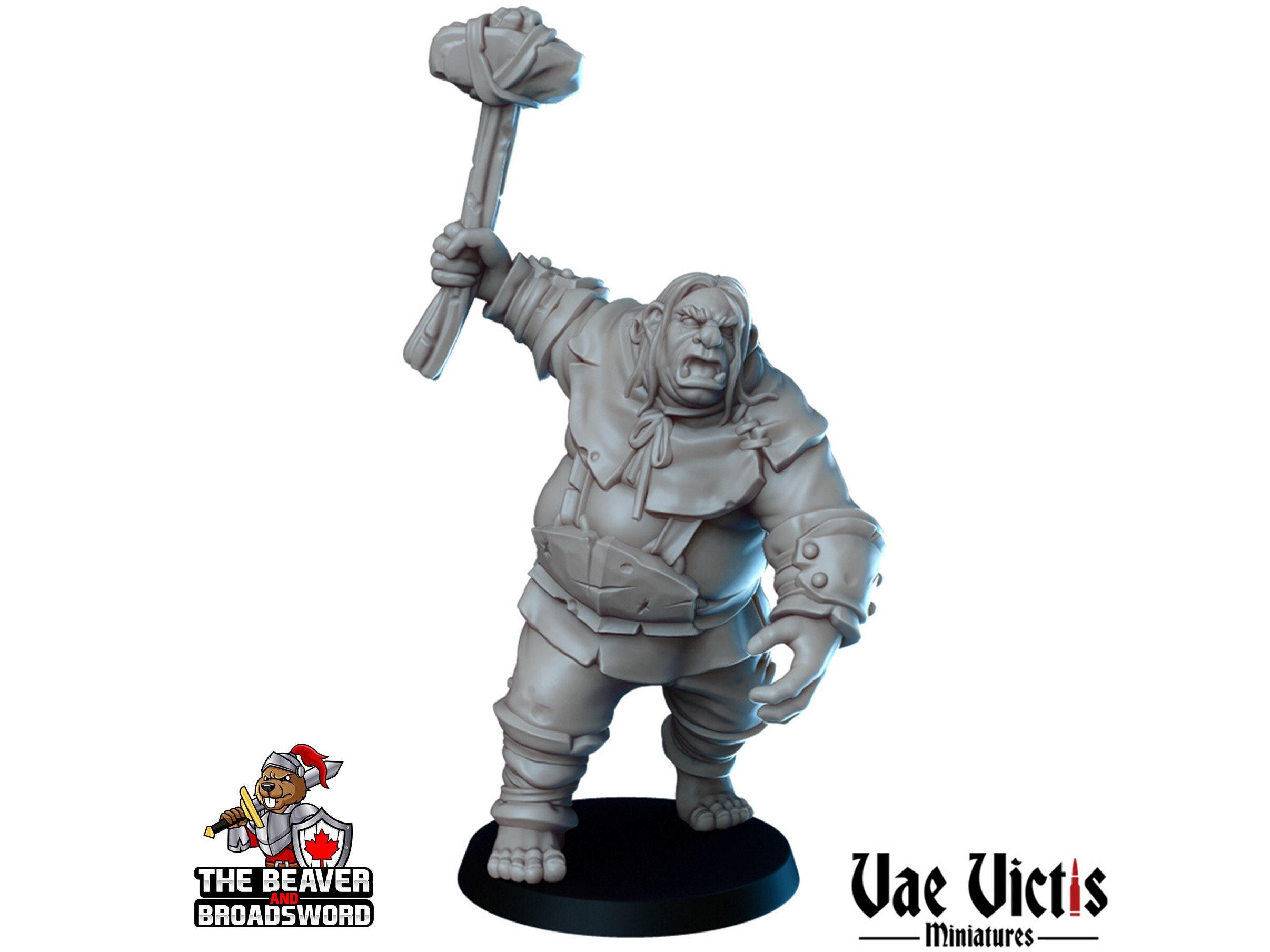 The Bandit Ambush Dnd Mini Set - Vae Victis | Elf | Tabaxi | Ogre ...