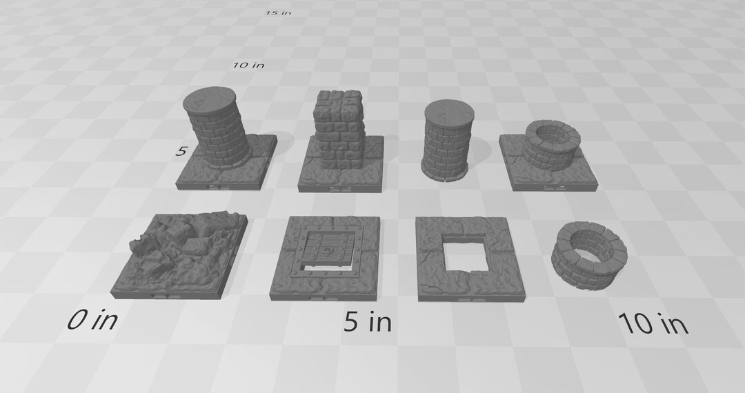 Dungeon Style Fun Floors 1 - Dnd 5E, Pathfinder 2E - Dungeon Tiles ...