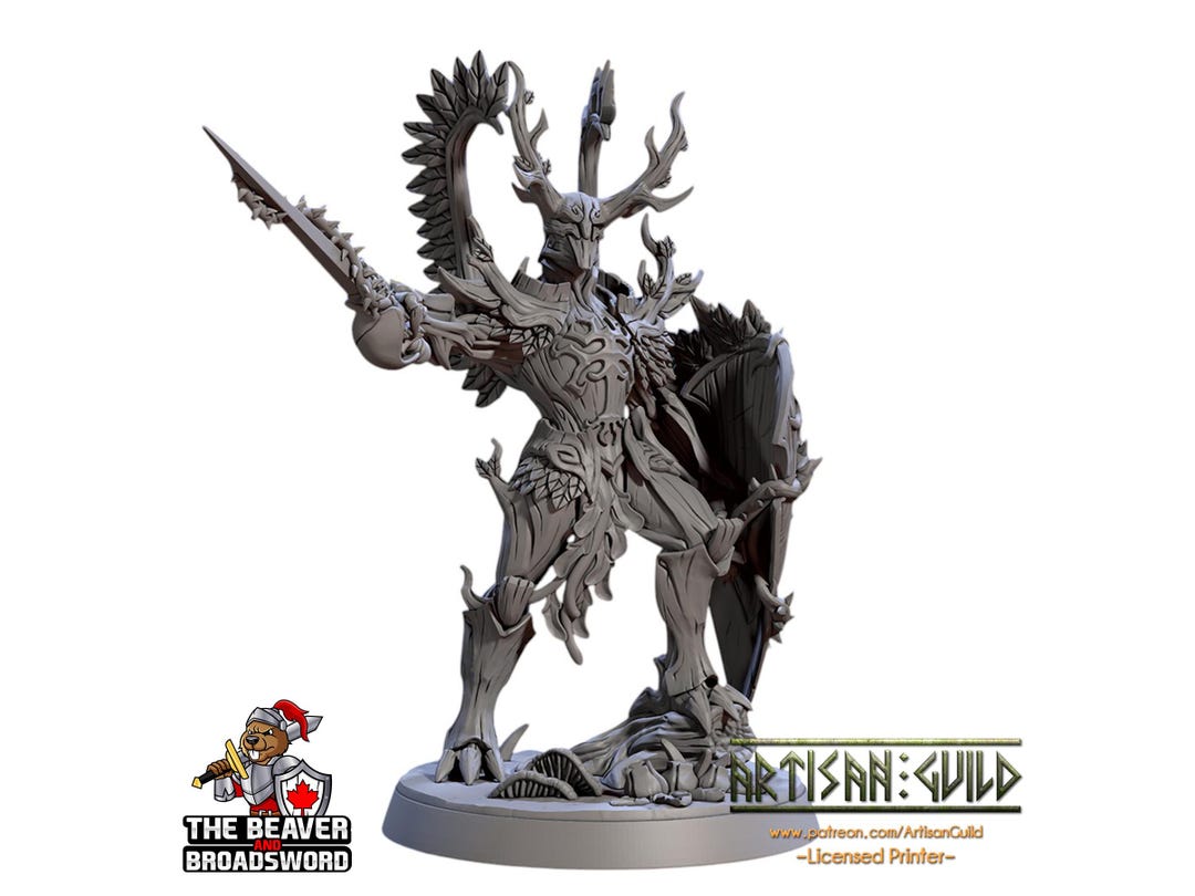 The Green Knight Spriggan Dnd Mini, Fey, Monster Fairy Dryad, Elven ...